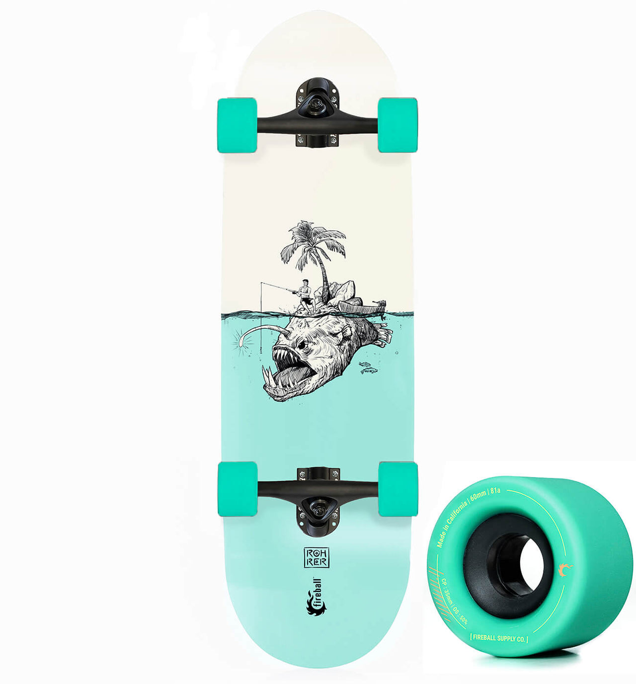 Rohrer Mini Cruiser Artist Series Skateboard – Fireball Supply