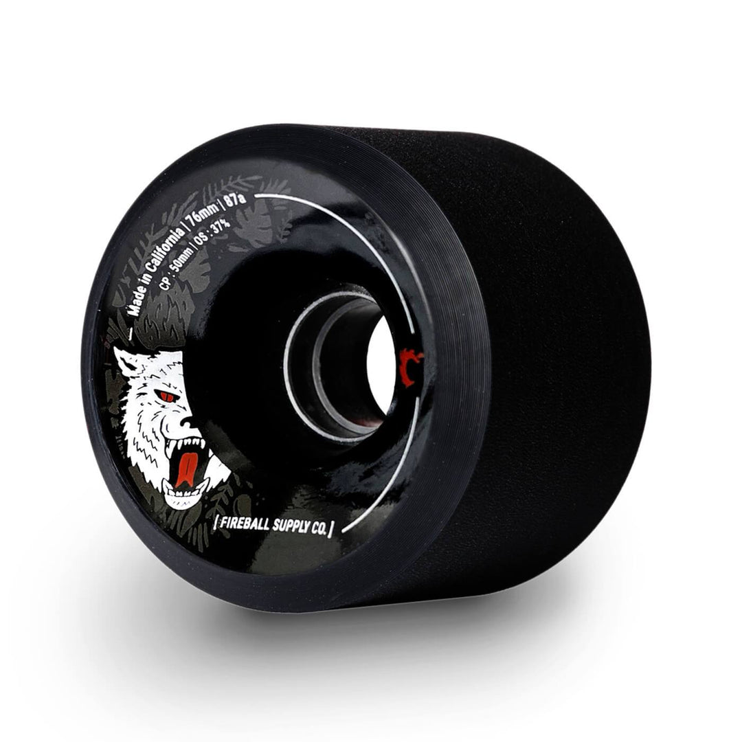 Fireball BEAST Longboard Wheels, 76mm, Black – Fireball Supply